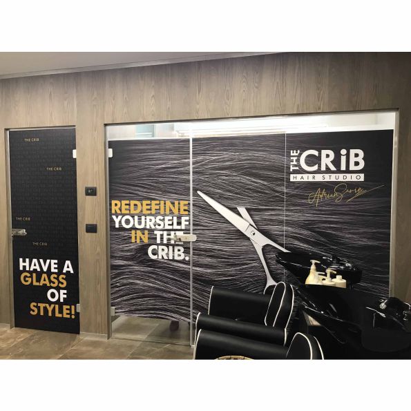 Autocolant geam - Print logo autocolant- Colantare geam Exclusive Print