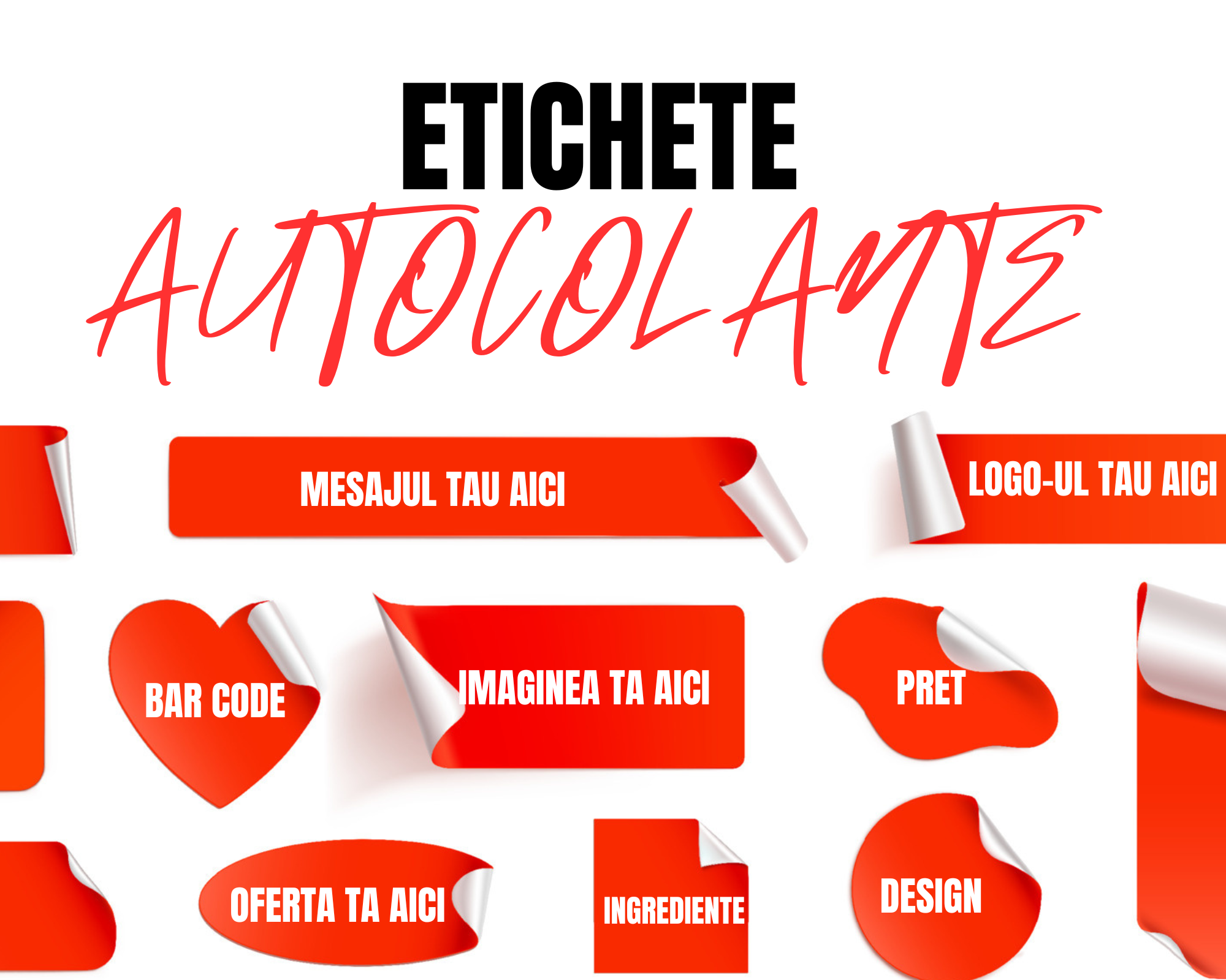 Etichete Autocolant - Exclusive Print